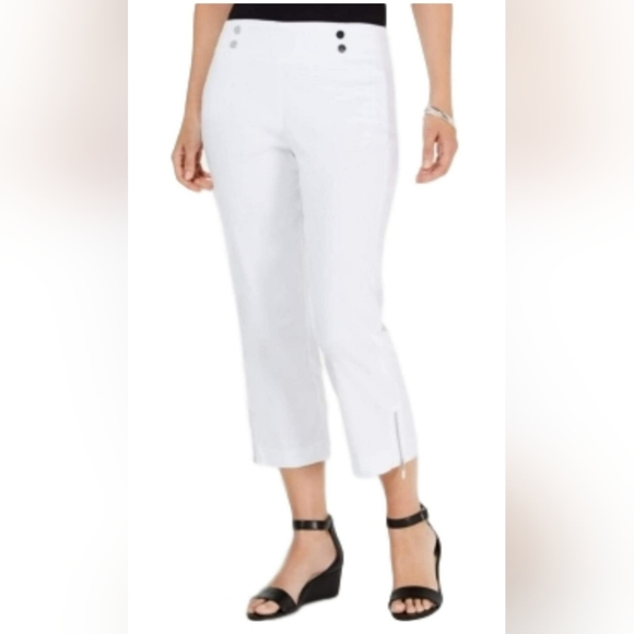 JM Collection | Pants & Jumpsuits | Nwt Jm Collections 3x Rivet Capri ...